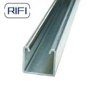 China 3 Meter Strut Channel And Fittings Solar Photovoltaic Stents Strut C Channel for sale