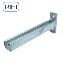 China Wall Mount Strut Channel And Fittings Power Strut Brackets Unistrut Cantilever Arm for sale