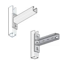 China Wall Mount Strut Channel And Fittings Power Strut Brackets Unistrut Cantilever Arm for sale