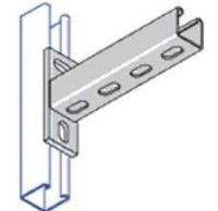 China Wall Mount Strut Channel And Fittings Power Strut Brackets Unistrut Cantilever Arm for sale