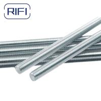 China DIN975 Low Carbon Steel Thread Rod Full Blue White Zinc 2 Meters 4.8 Grade for sale