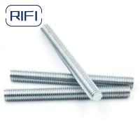 China DIN975 Low Carbon Steel Thread Rod Full Blue White Zinc 2 Meters 4.8 Grade for sale