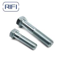 China Zinc Plated Hex Bolts Nuts Custom Din 931 Bolts In Various Industrial for sale