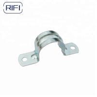 China Galvanized Steel Clip Metal Conduit Clamp EMT Electrical Conduit Fittings for sale