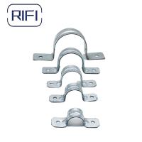 China Galvanized Steel Clip Metal Conduit Clamp EMT Electrical Conduit Fittings for sale