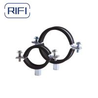 China Carbon Steel Strut Channel And Fittings Heavy Duty  Pipe Clamp With EPDM for sale