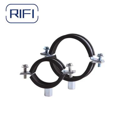 China Carbon Steel Strut Channel And Fittings Heavy Duty  Pipe Clamp With EPDM for sale