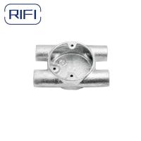 China Malleable BS31/4568 Three Way Circular Junction Box 25mm Electrical Round Box for sale
