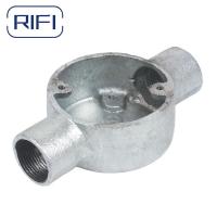 China OEM Galvanized Steel Pipe Fittings For Construction Malleable Iron Junction Box for sale