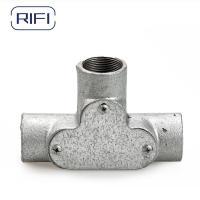 China Hot Dipped Galvanised GI Conduit Fittings 20mm Conduit Elbow BS4568 Fittings for sale