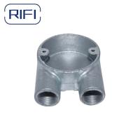 China BS EN61386 Branch U Way 25mm Junction Box Malleable Iron Pvc Conduit Box for sale