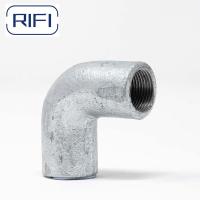 China 20mm 25mm Galvanised Conduit Elbow Solid 90 Degree Pipe Bend for sale