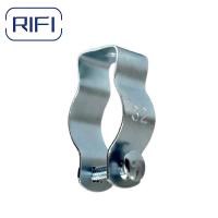 China Black 20mm Conduit Clips 1/2 Conduit Fittings Abrazadera Metal Negra Eclipsable for sale