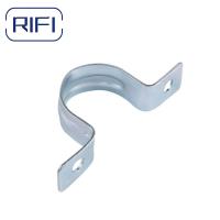 China Black 20mm Conduit Clips 1/2 Conduit Fittings Abrazadera Metal Negra Eclipsable for sale