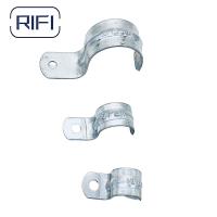 China 3 / 4 Inch EMT One Hole Cinduit Straps Electro Galvanized For Electrical Conduit for sale