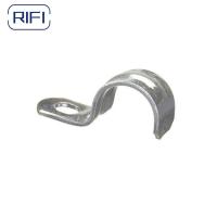 China 3 / 4 Inch EMT One Hole Cinduit Straps Electro Galvanized For Electrical Conduit for sale