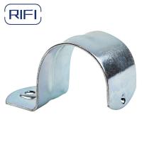 China 3 / 4 Inch EMT One Hole Cinduit Straps Electro Galvanized For Electrical Conduit for sale