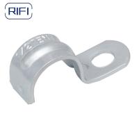 China Galvanized Steel EMT Conduit Fittings One Hole Strap Elcectrical for sale