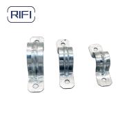 China Hot DIP Galvanized EMT Conduit Fittings 4 Inch Galvanised Pipe Saddle Clamps for sale