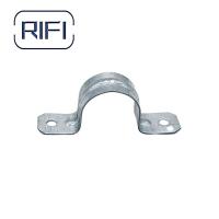 China Hot DIP Galvanized EMT Conduit Fittings 4 Inch Galvanised Pipe Saddle Clamps for sale
