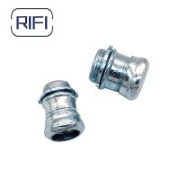 China Zinc Die Cast Metal Conduit Fittings Galvanised EMT Set Screw Steel Connector for sale