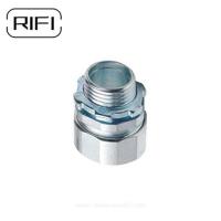 China Galvanised Metal IMC Conduit Fittings Electrical Connector Compression Type for sale