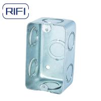 China 58361 Electrical Conduit Boxes Galvanized Steel Handy Box With Knockouts for sale