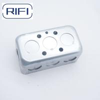 China Electrical 4x2 Junction Box 2x4 Inch Steel Electrical Utility Box Handy Box for sale