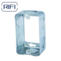 China Extension Galvanized Steel Metal Junction Box Electrical 2X4 EMT Conduit Metal Box for sale