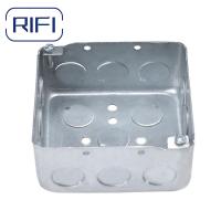 China Extension Galvanized Steel Metal Junction Box Electrical 2X4 EMT Conduit Metal Box for sale