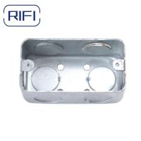 China OEM Rectagualr Registro Caja Steel Box Electrical Conduit Fittings & EMT Conduit Box for sale