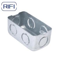 China OEM Rectagualr Registro Caja Steel Box Electrical Conduit Fittings & EMT Conduit Box for sale