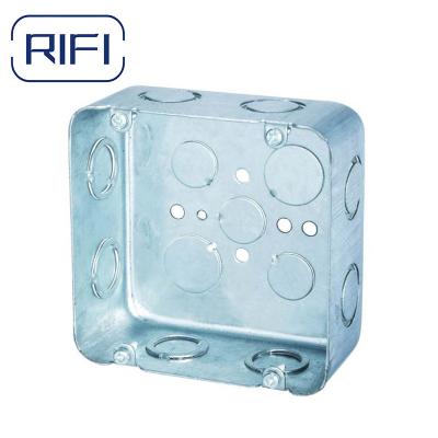 China EMT Conduit Fittings 2 Gang 5X5 Handy Box Metal Electrical Box Wire Box for sale