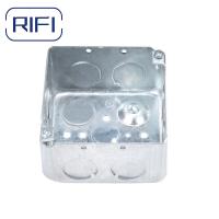 China EMT Conduit Fittings 2 Gang 5X5 Handy Box Metal Electrical Box Wire Box for sale