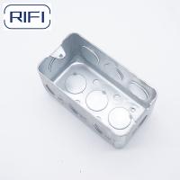 China 2x4 Inch Metal Electrical Conduit Boxes Extension Switch Outlet Box for sale