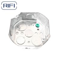 China 1.5mm Thick Octagon Drawn Box with 2 Screws 4