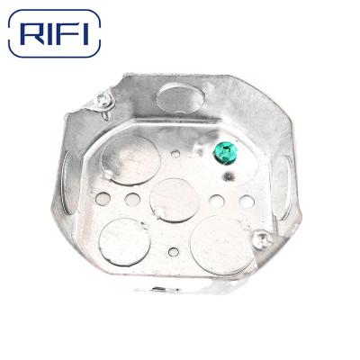 China 1.5mm Thick Octagon Drawn Box with 2 Screws 4