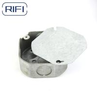 China 4x4 Inch Galvanized Steel Junction Box Electrical Standard Thickness 1.5mm for sale