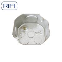 China 4x4 Inch Galvanized Steel Junction Box Electrical Standard Thickness 1.5mm for sale