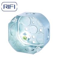 China 4x4 Inch Galvanized Steel Junction Box Electrical Standard Thickness 1.5mm for sale