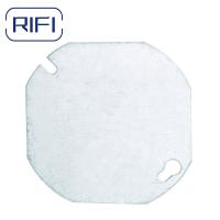 China Galvanized Metal Box Octagonal Conduit Box Cover Blank Cover with Knockouts for sale