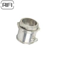 China Electrical EMT Conduit Fittings Connectors Zinc Die Cast Silver Color for sale