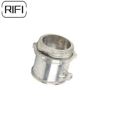 China 4 Inch EMT Set Screw Connector UL Standard Aluminum Surface Treatment for sale