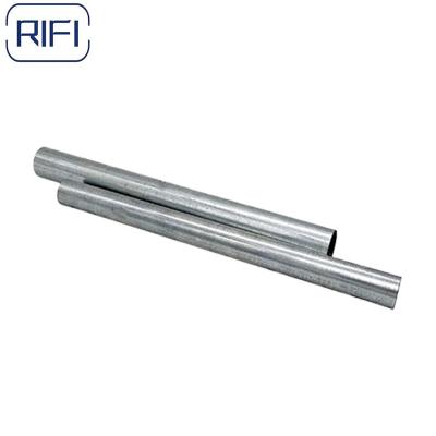China Pre Galvanized EMT Conduit Pipe 1 / 2 Inch For Electrical Metallic Tubing for sale