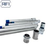 China Pre Galvanized EMT Conduit Pipe 1 / 2 Inch For Electrical Metallic Tubing for sale