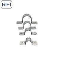 China Two Hole EMT Conduit Straps 1 / 2 Inch For Electrical Metallic Tubing for sale