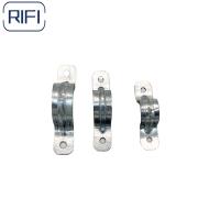 China Two Hole EMT Conduit Straps 1 / 2 Inch For Electrical Metallic Tubing for sale