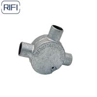 China 4 Way Electrical Box Fittings BS4568 / BS31 GI Conduit Fittings for sale