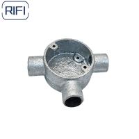 China 4 Way Electrical Box Fittings BS4568 / BS31 GI Conduit Fittings for sale