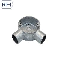 China 4 Way Electrical Box Fittings BS4568 / BS31 GI Conduit Fittings for sale